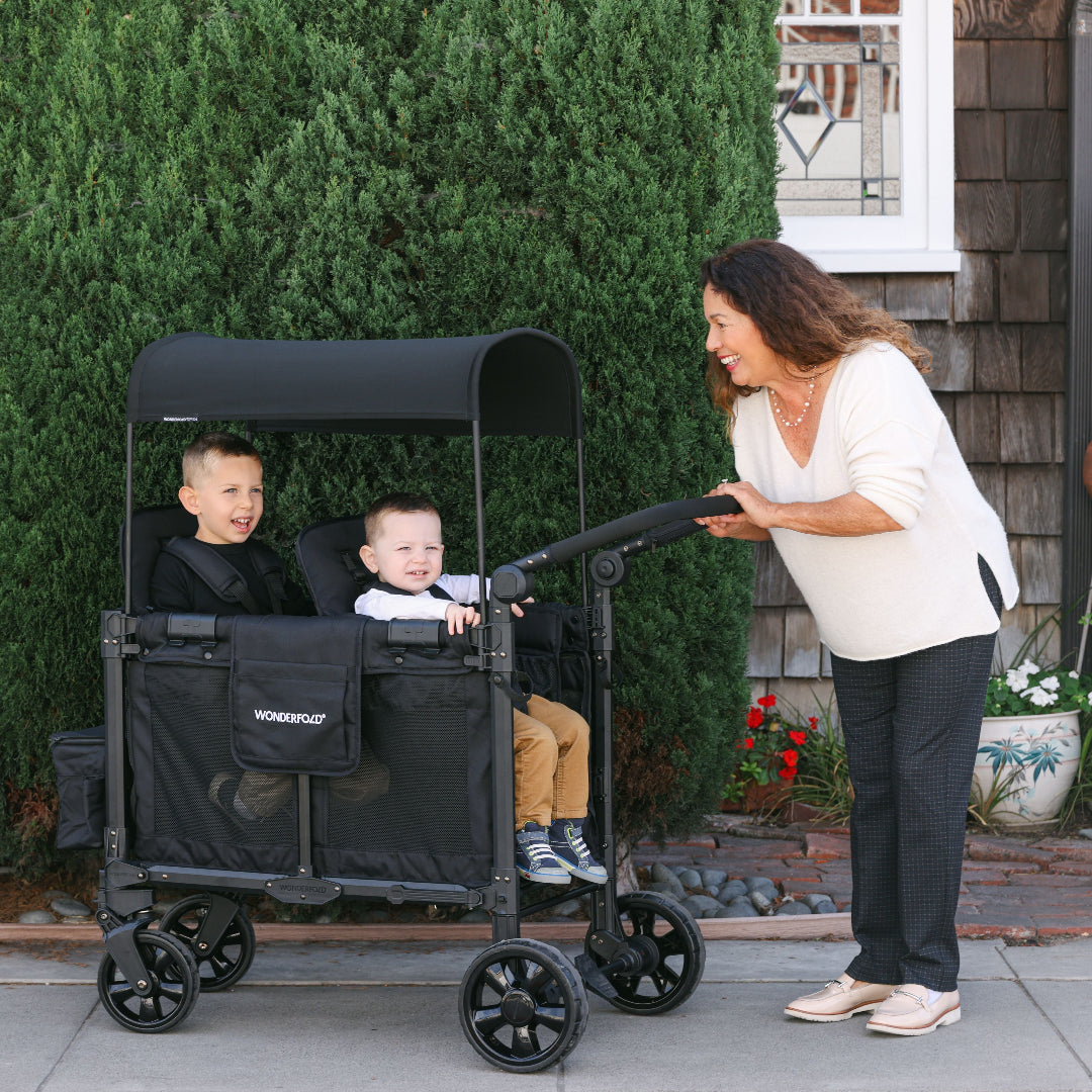 W2 Elite Pro Double Stroller Wagon – Wonderfold Wagon